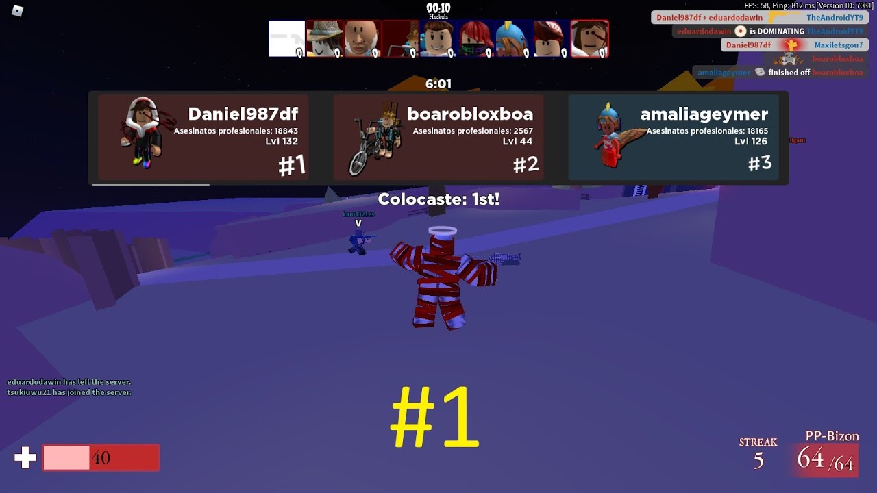 Gameplay Arsenal-Roblox (Hackula) - YouTube