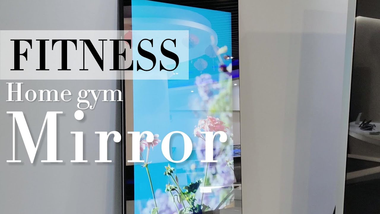 Fitness Mirror Touch Screen For Gym Exercise | SOSU Manufacturer - YouTube