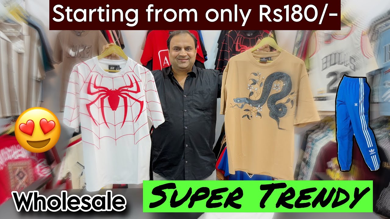 Wholesale Trendy Tshirt Lower Summer Collection 2025 | Spider Man Down ...