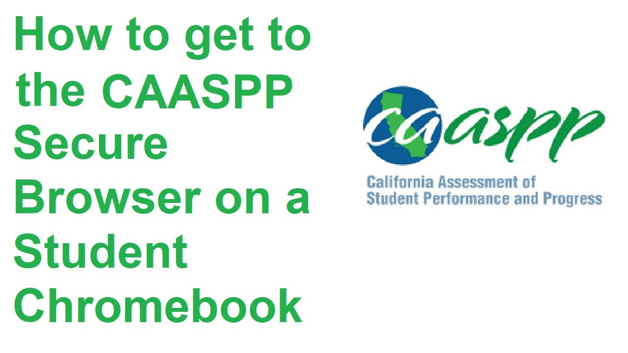 How to get to CAASPP Exam - YouTube