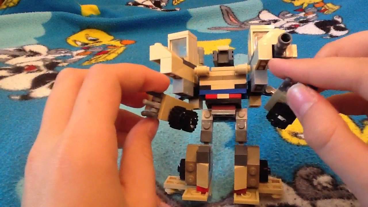 Lego Transformers Custom ROTF Scrapper Review (обзор) - YouTube