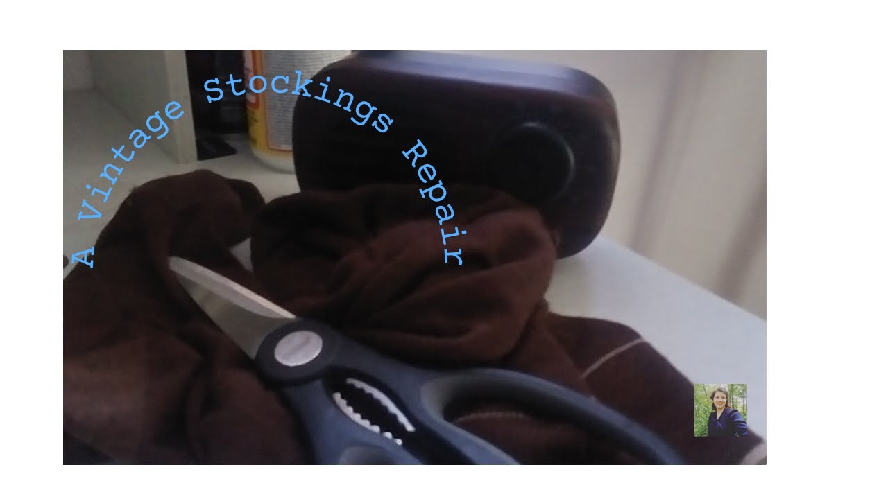 A 1940s Stockings Repair ll Following a Historian's Instructions - YouTube