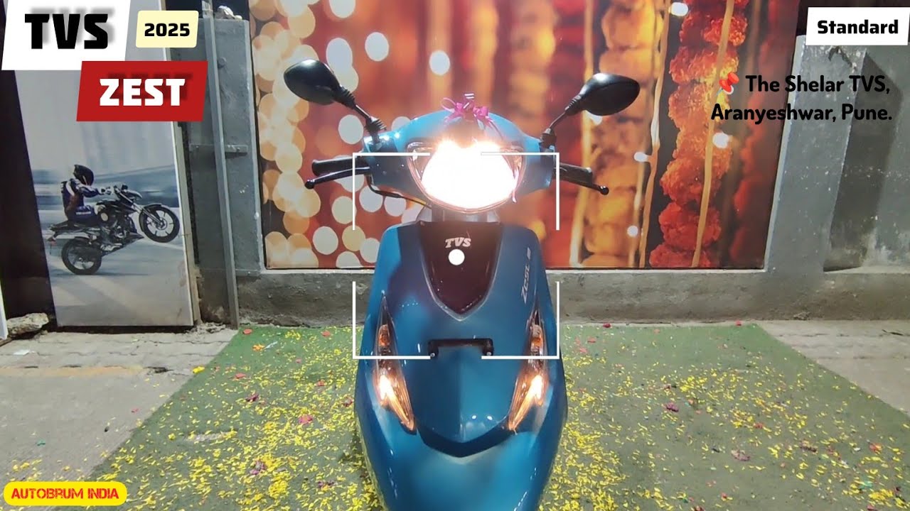 TVS Zest 110 Review 2025 | Mileage, Performance, Price & Features ...