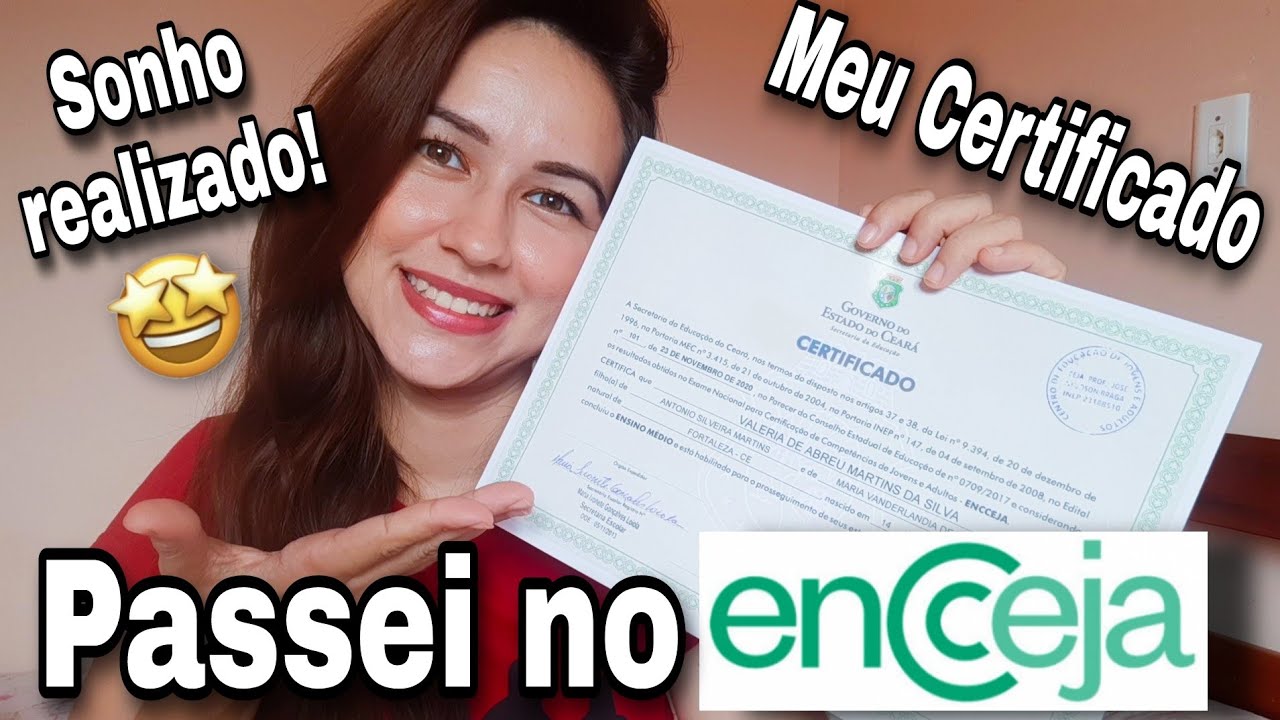 Encceja Certificado De Conclusão - NAZAEDU