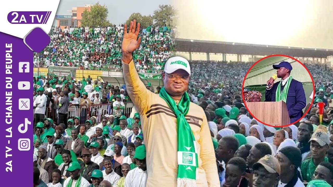 [DIRECT] Stade Amadou Barry : Giga Meeting de clôture du candidat Aliou ...