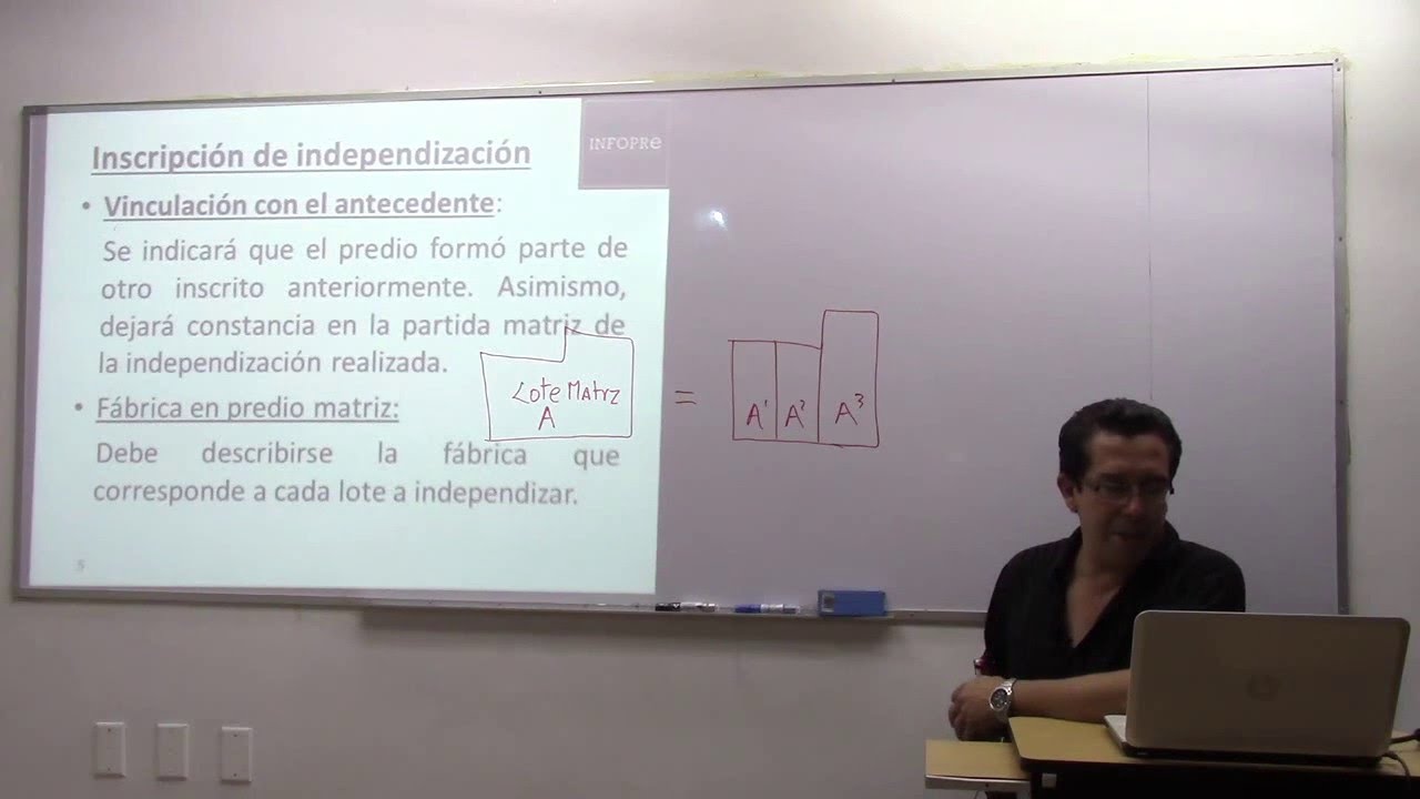 INFOPRE - Independizacion de un Predio Urbano - YouTube