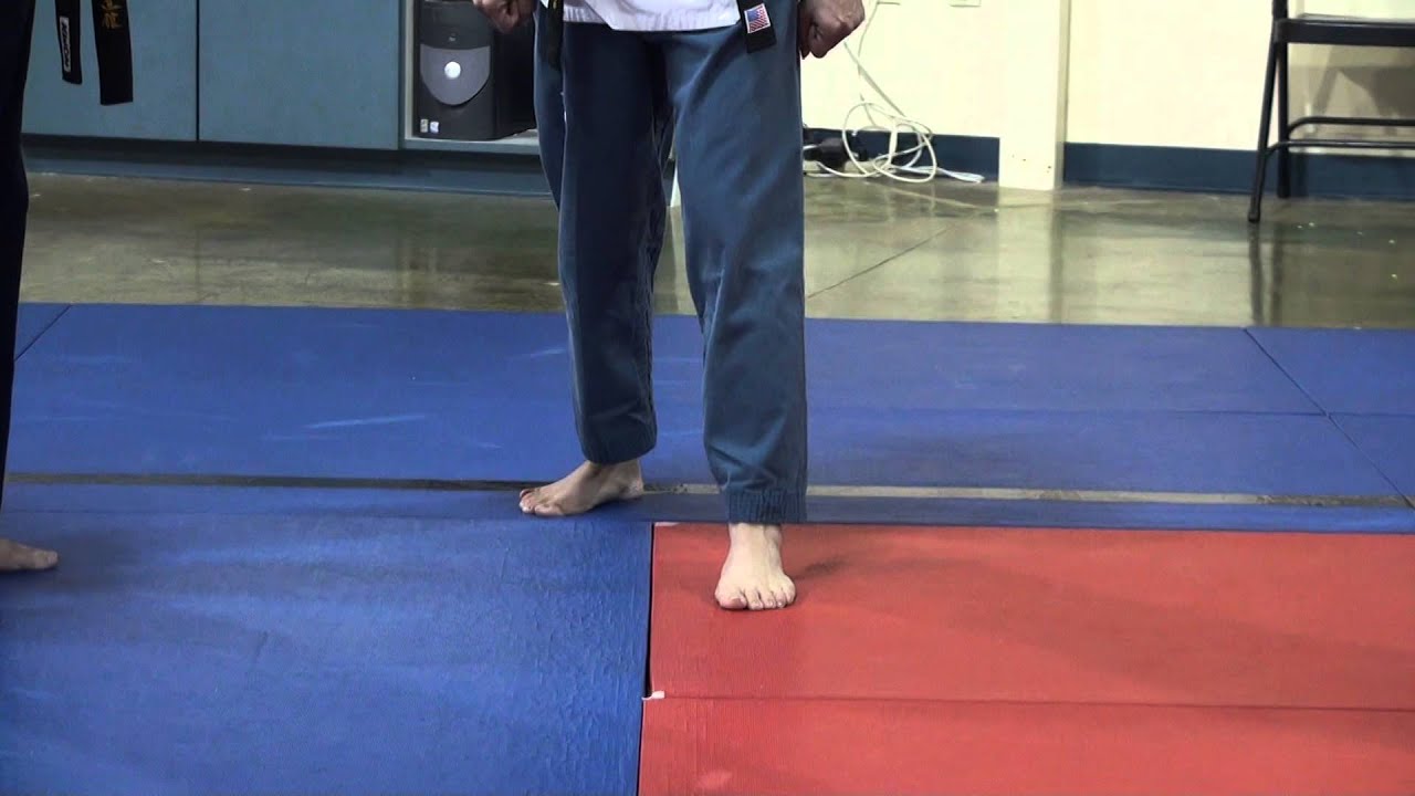Poomsae Basic - walking+front forward stances - YouTube