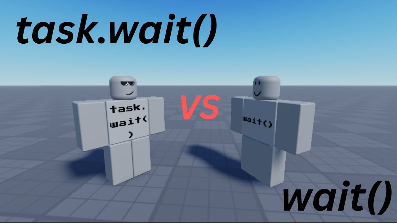 Task.wait() vs wait() - YouTube