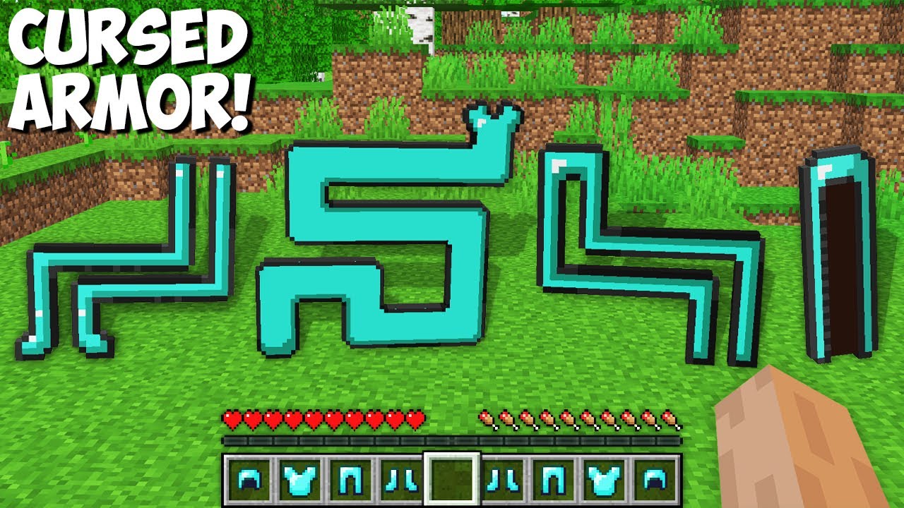 Why is this CURSED DIAMOND ARMOR NEEDED in Minecraft ? STRANGEST ARMOR ...