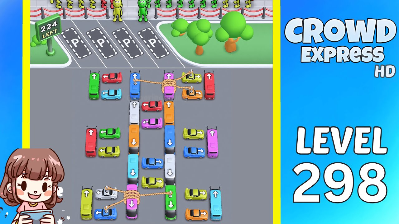 Crowd Express Level 298 Solution Walkthrough - YouTube