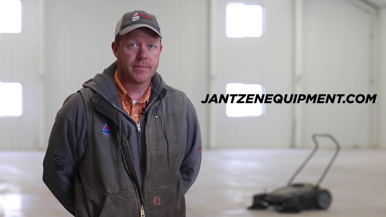 Jantzen Equipment Karcher KM7020 Sweeper Industrial Floor Care - YouTube