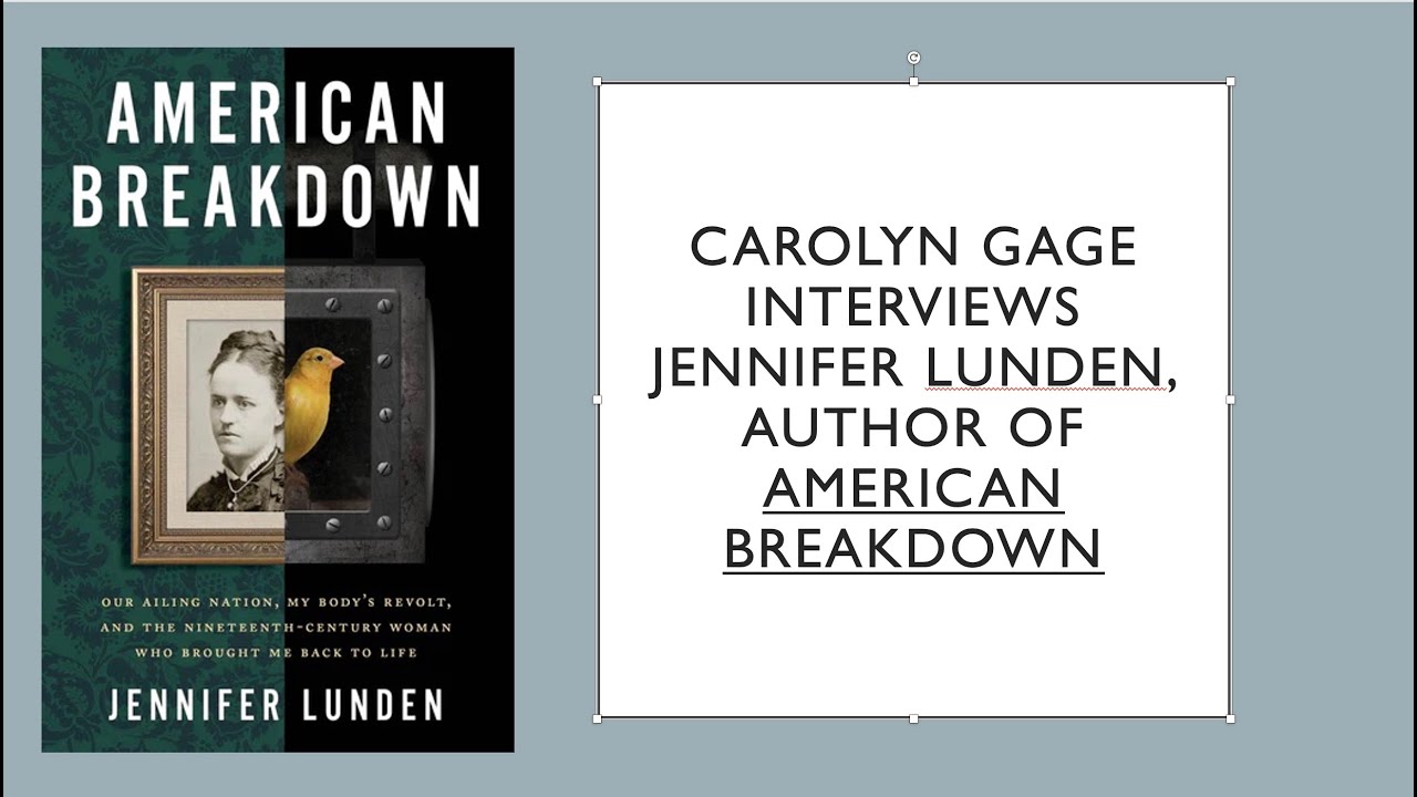 Interview with Jennifer Lunden, the author of American Breakdown - YouTube
