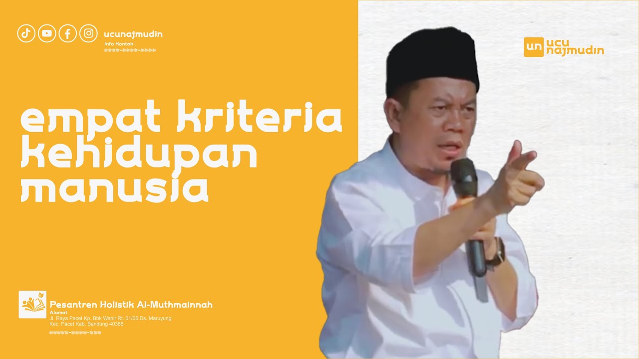 Ustadz Ucu Najmudin M.Pd | Jadilah Orang Yang Rapih Dan Repeh - YouTube