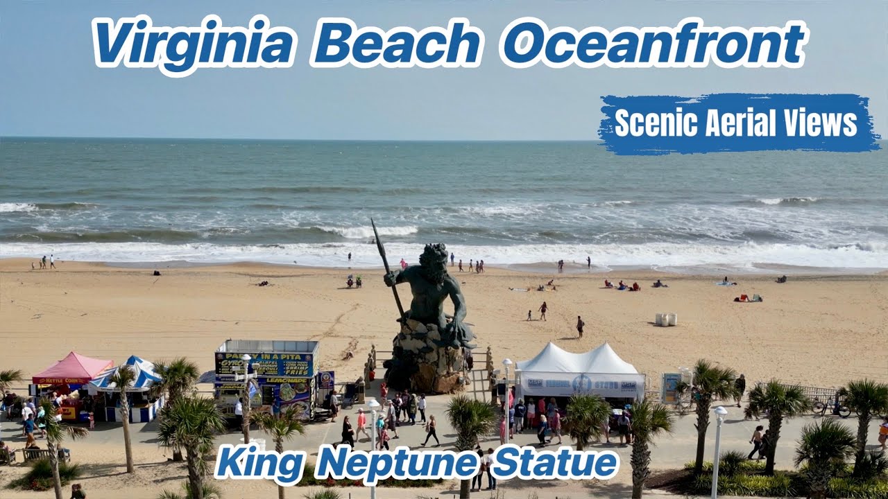 Virginia Beach Oceanfront | King Neptune Statue - YouTube