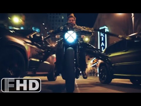 Venom takes control - Bike chase scene | Venom (2018) - Movie clip HD ...