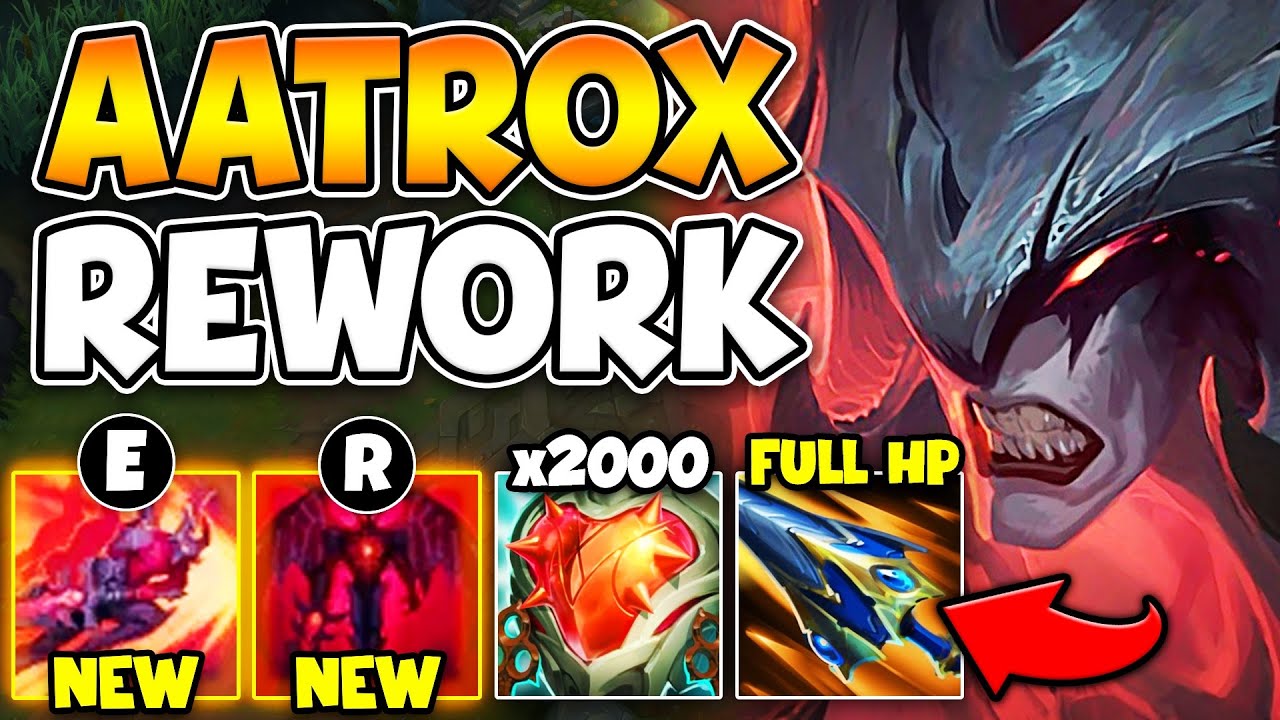 AATROX REWORK TURNED HIM INTO A LITERAL RAID BOSS! (100% HEALING ON ...