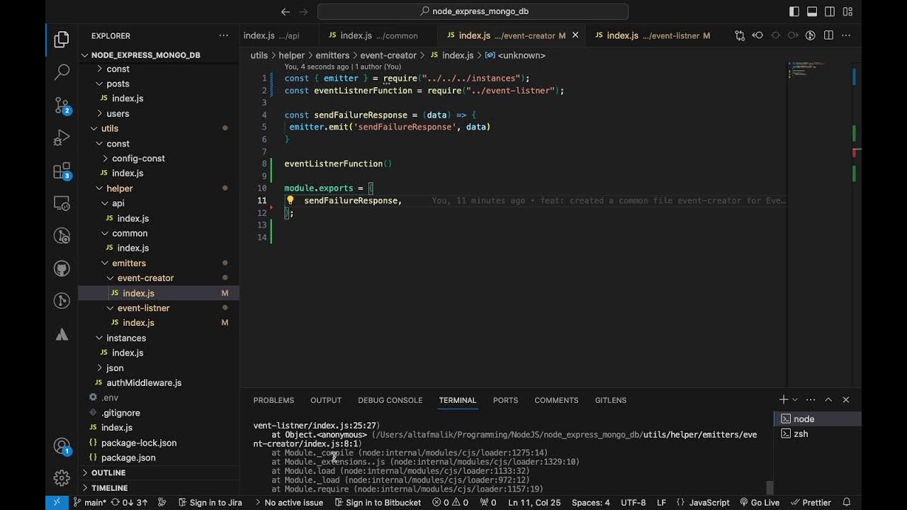 Common Event Emiiter To Handle Circular Dependency Backend Node Js 1783