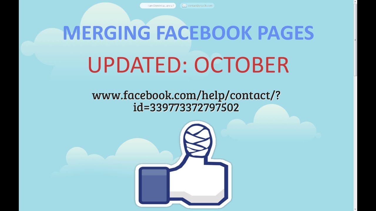 Tutorial: How To Merge Facebook Pages: 2013 New Update - YouTube