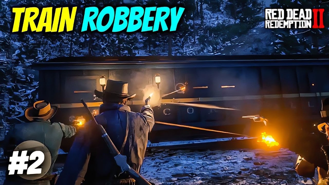TRAIN ROBBERY WITH ARTHUR 😱 | RED DEAD REDEMPTION 2 - GAMEPLAY #2 - YouTube