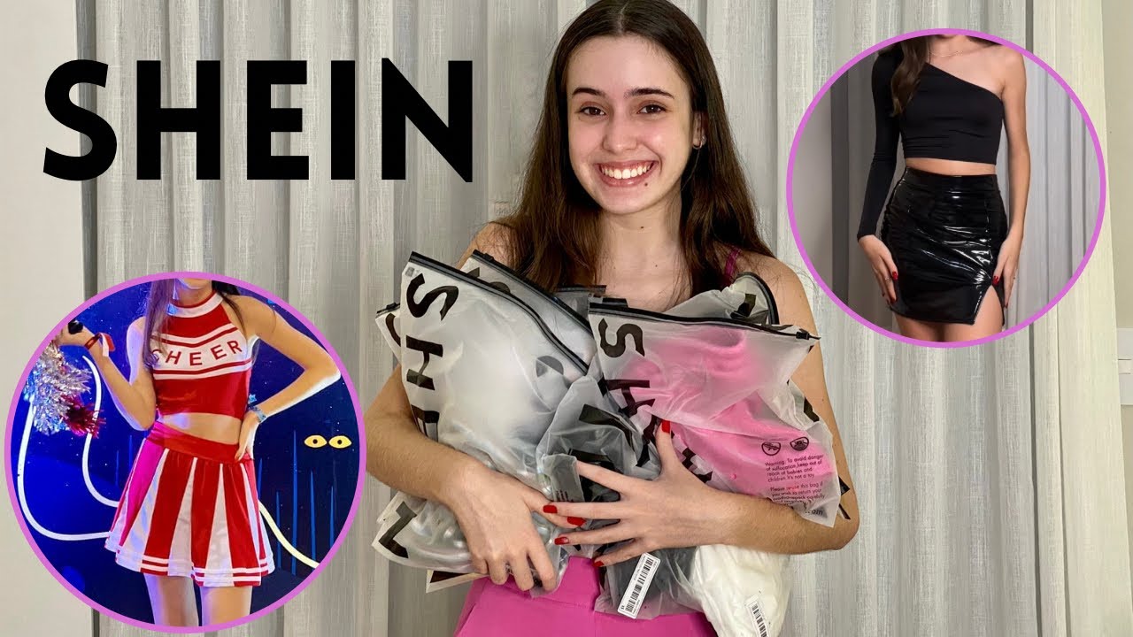PROVANDO ROUPAS DA SHEIN PARA VIAGEM DE FORMATURA! - YouTube