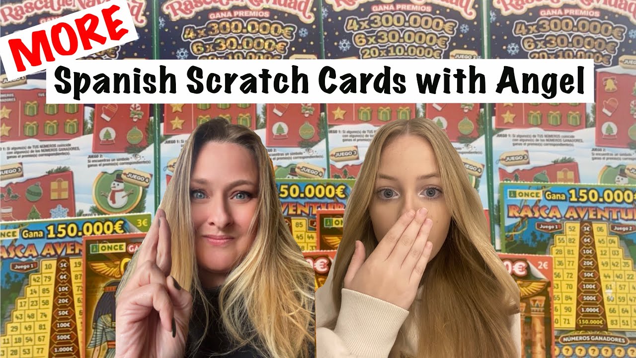 More Spanish Scratch Cards with my gorgeous Niece Angel #scratchcards # ...