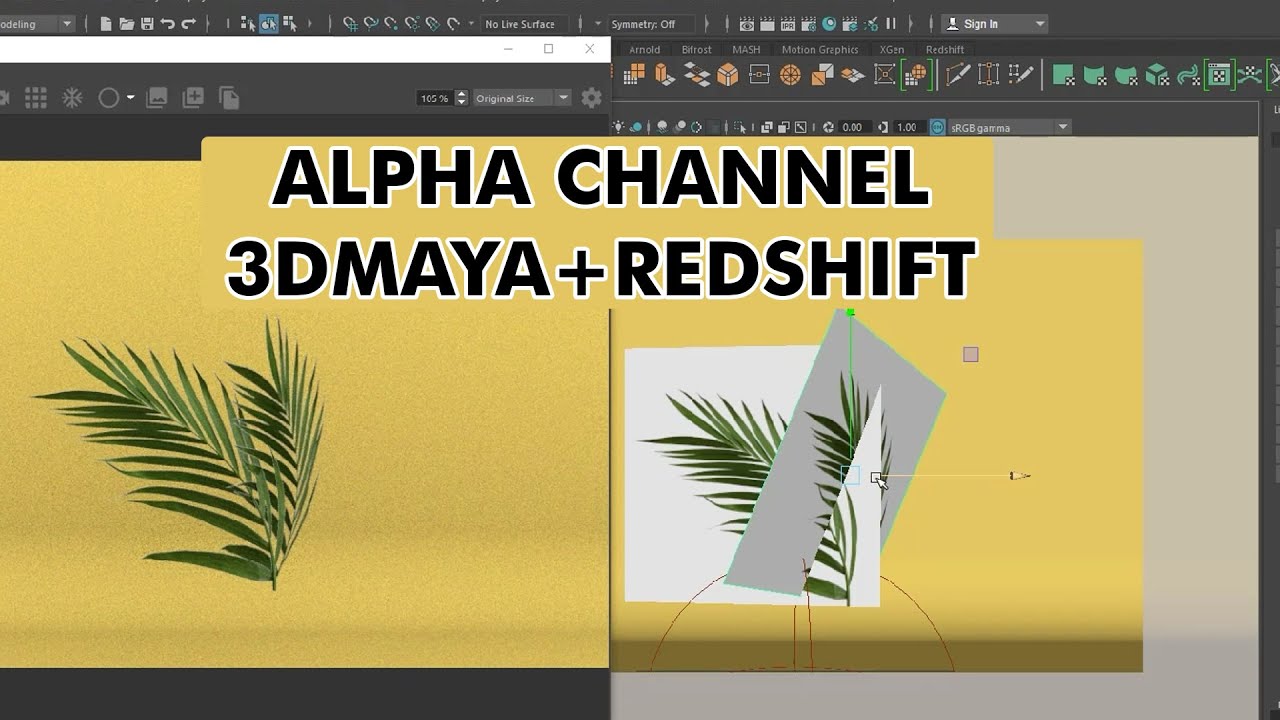 Creating an alpha maps using photoshop, Maya and Redshift | Alpha ...