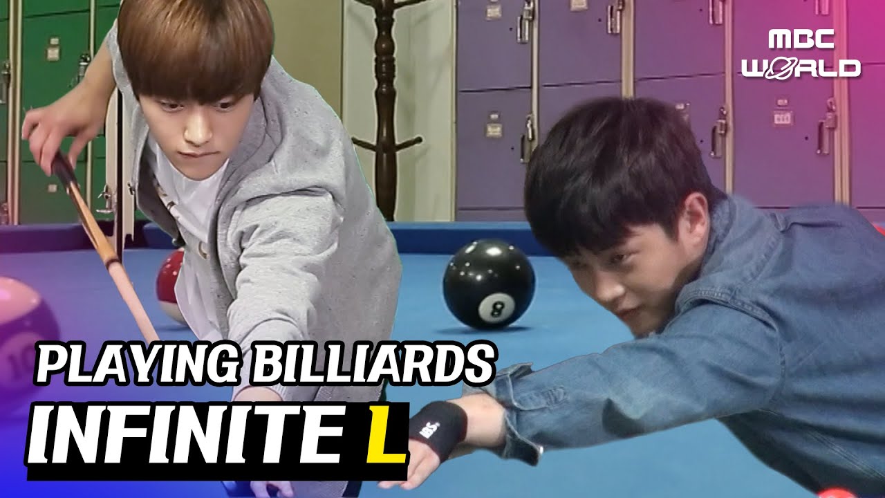 [C.C.] Arcade Date - Playing billiards, playing Tekken #INFINITE #L #KIMMINSEOK - YouTube