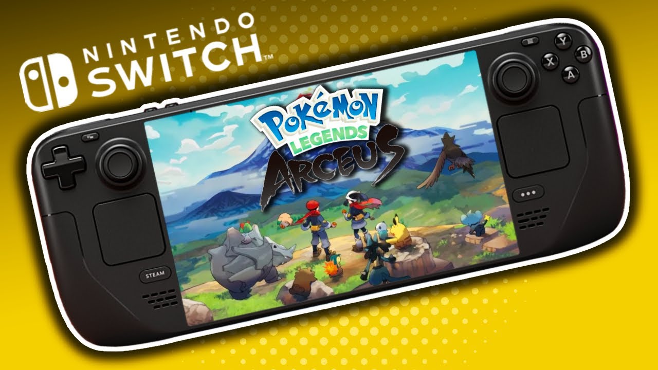 Pokemon Legends: Arceus - Steam Deck OLED Switch Emulation - YouTube