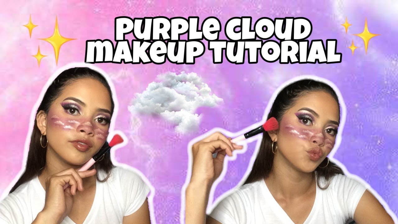 Purple Cloud Makeup Tutorial☁️ |Mariane | - YouTube