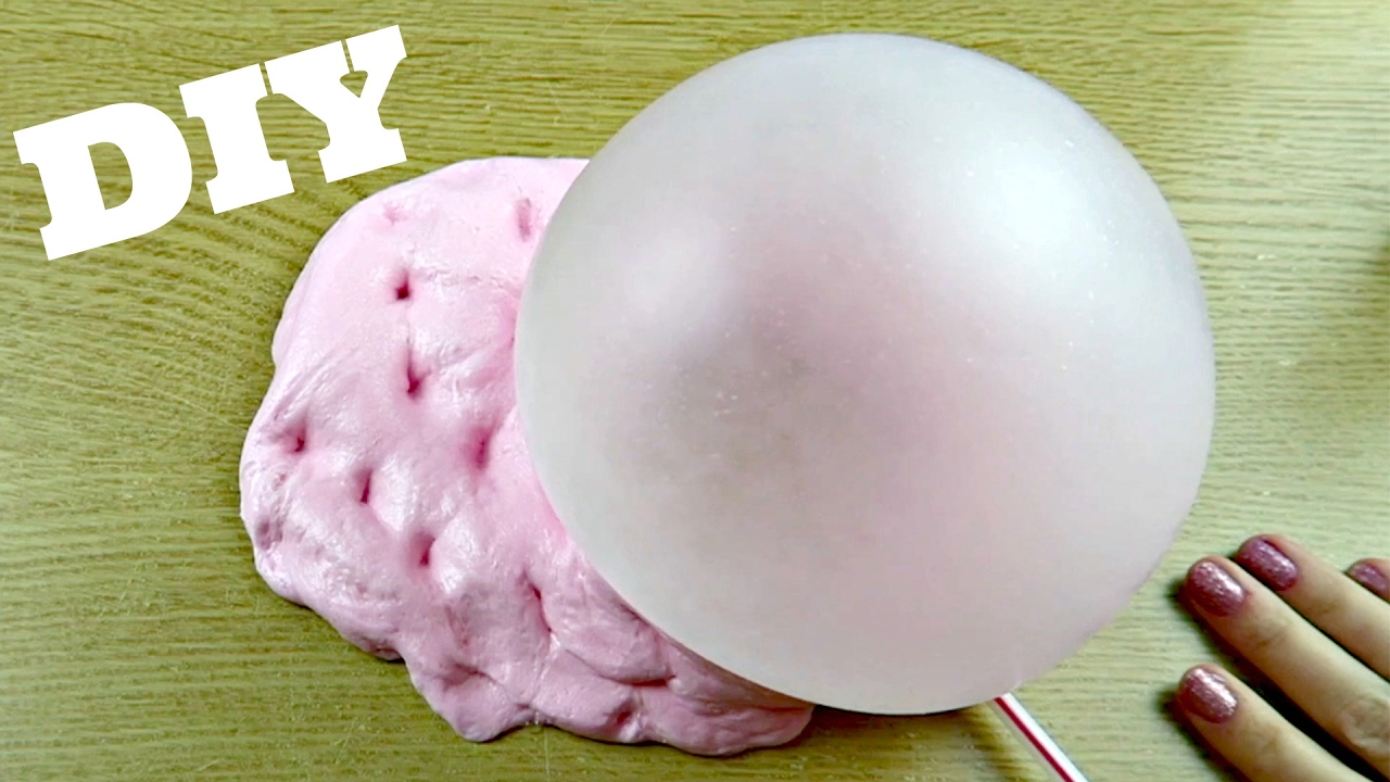 How To Make BubbleGum Slime -Tutorial !!! - YouTube