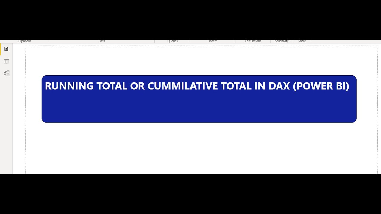 RUNNING TOTAL OR CUMULATIVE TOTAL IN DAX OR POWER BI YouTube RUNNING TOTAL OR CUMULATIVE TOTAL IN DAX OR POWER BI YouTube