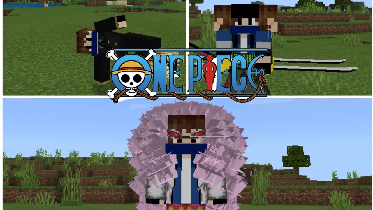 ATUALIZOU!!! NOVO ADDON/MOD DE ONE PIECE PARA O MINECRAFT PE!?! - YouTube