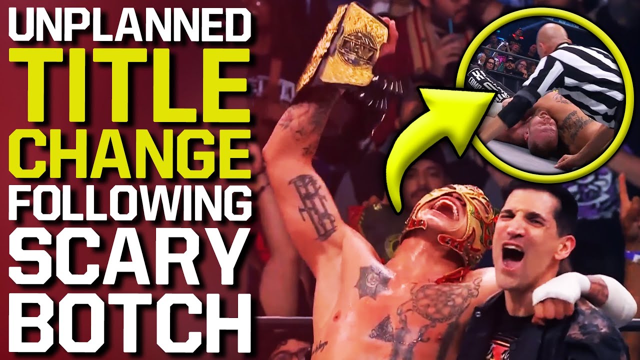 Unplanned AEW Title Change After SCARY Botch At Dynamite, Jon Moxley ...