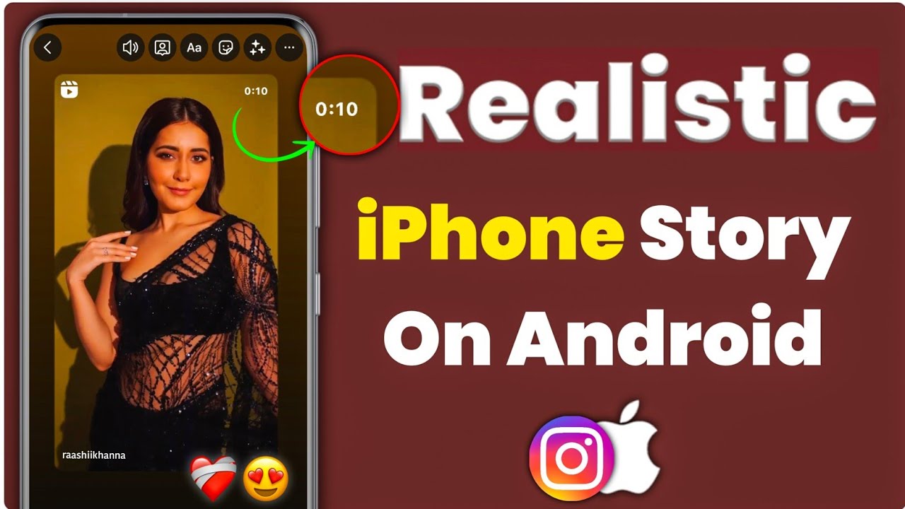 Realistic iPhone Story On Android Instagram | How To Share Reel Like ...