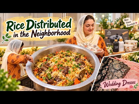 Lahore se kia kia shopping ki || Beef pulao bna k muhale main banta || Wedding dresses low prices