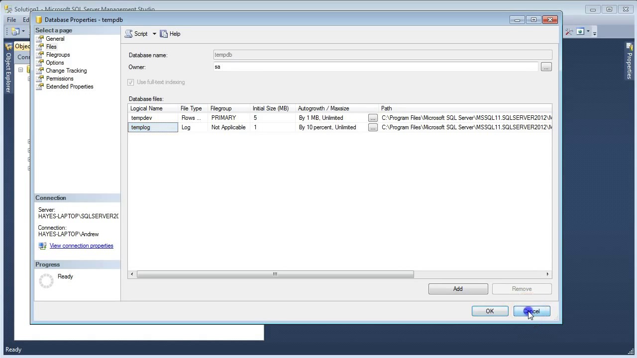 How To Move Tempdb Youtube 6614