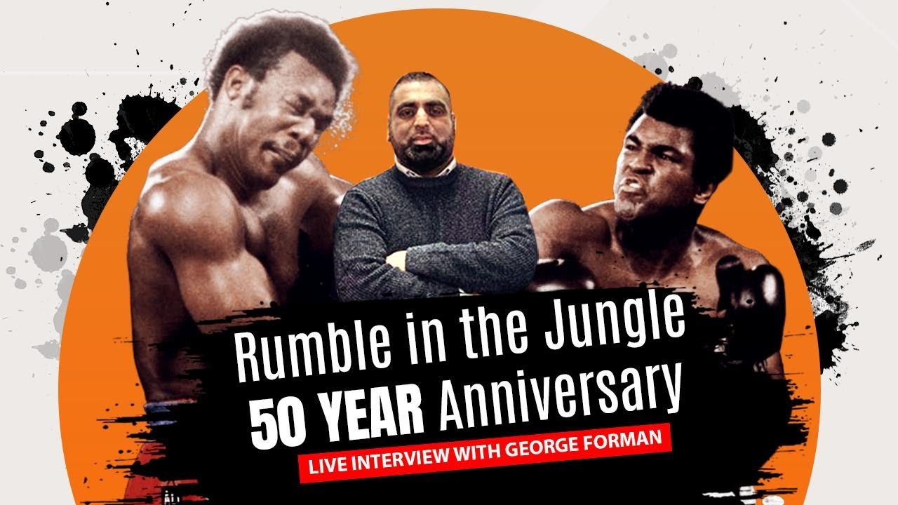 Interview with George Foreman marking 50 years of the Rumble in the ...
