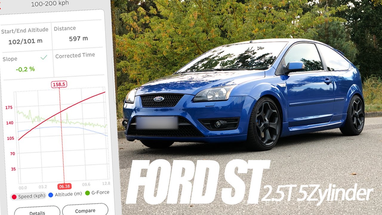 FORD FOCUS ST MK2 2.5 TURBO | POV test drive - YouTube