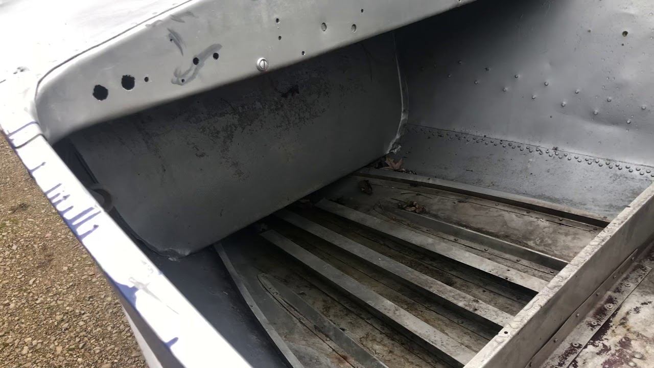 1953 Feather Craft Deluxe Runabout Initial Walk Around - YouTube