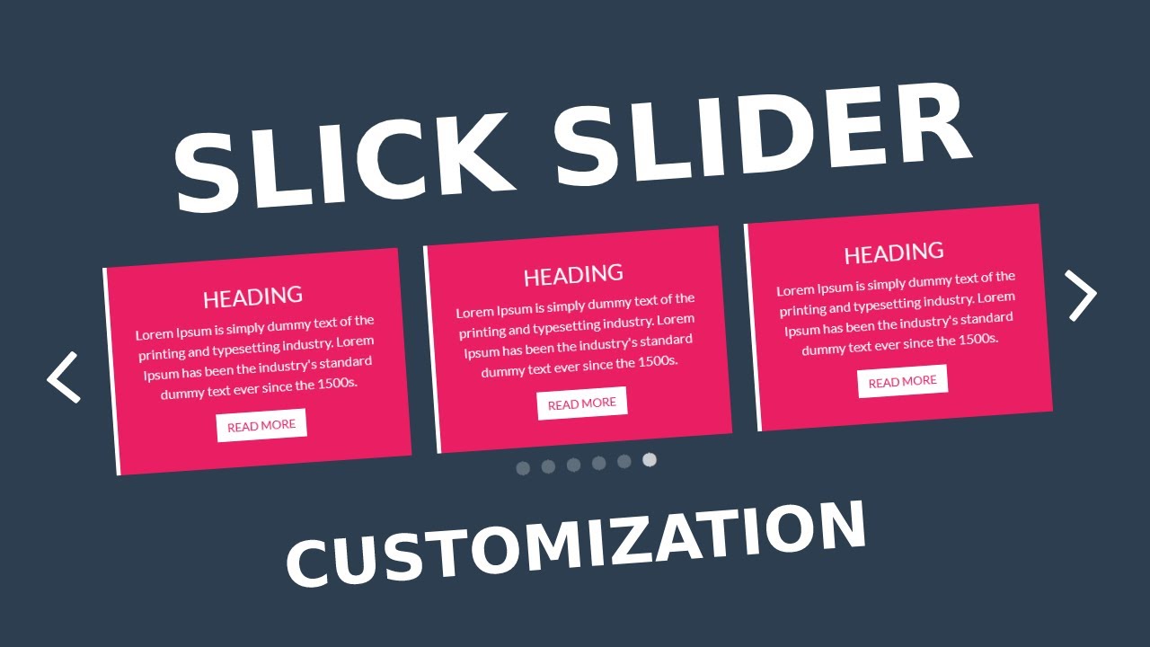 How To Use Slick Slider For Your Website JQuery Slick Slider Customization Tutorial LaptrinhX How To Use Slick Slider For Your Website JQuery Slick Slider Customization Tutorial LaptrinhX