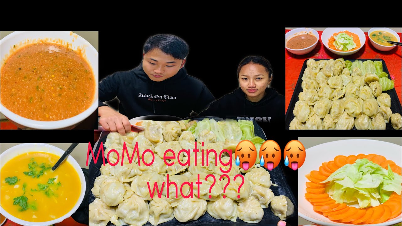 100 MoMo Eating challenge but wait..what???🥵🥵😱|massive eating ...