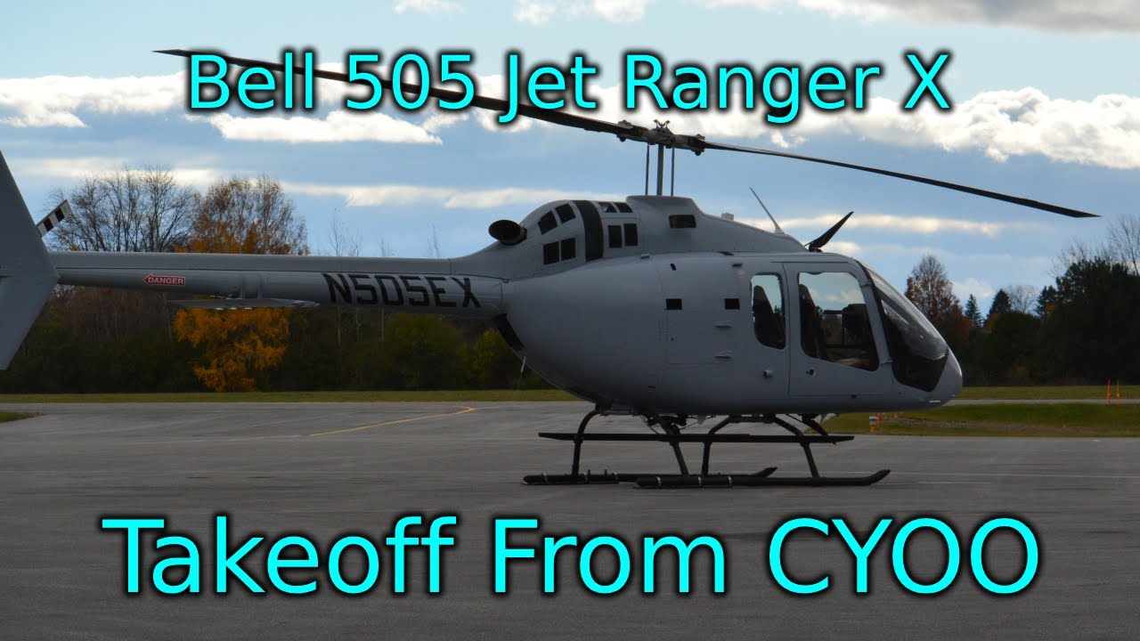Bell 505 Jet Ranger X Takeoff | YOO Spotting - YouTube