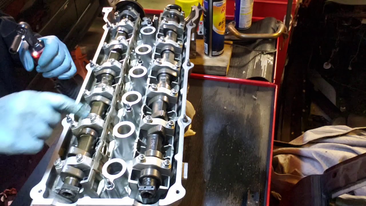 Bmw m3 s52 prepping cylinder head for decking leveling part 1 camshaft ...