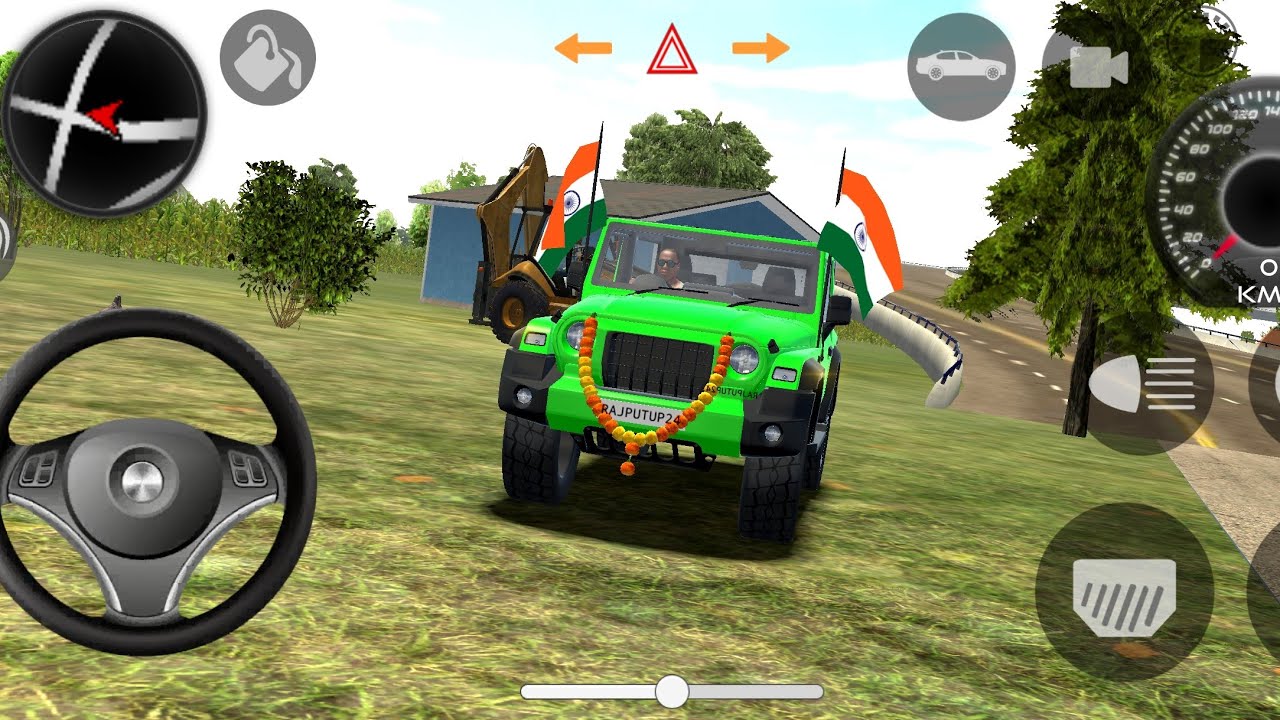 Dollar (Song) Modified Mahindra Green Thar👿||Indian Cars Simulator 3D ...
