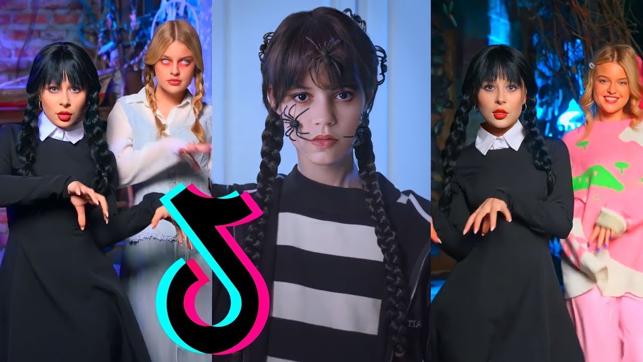 Wednesday Addams Dance I'll dance, dance, dance with my hands, hands ...