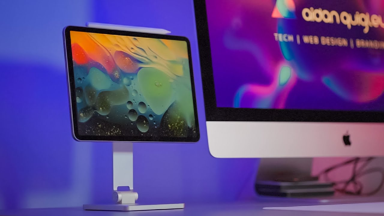 MagFit iPad Pro Magnetic Stand Review: The BEST iPad Stand? - YouTube