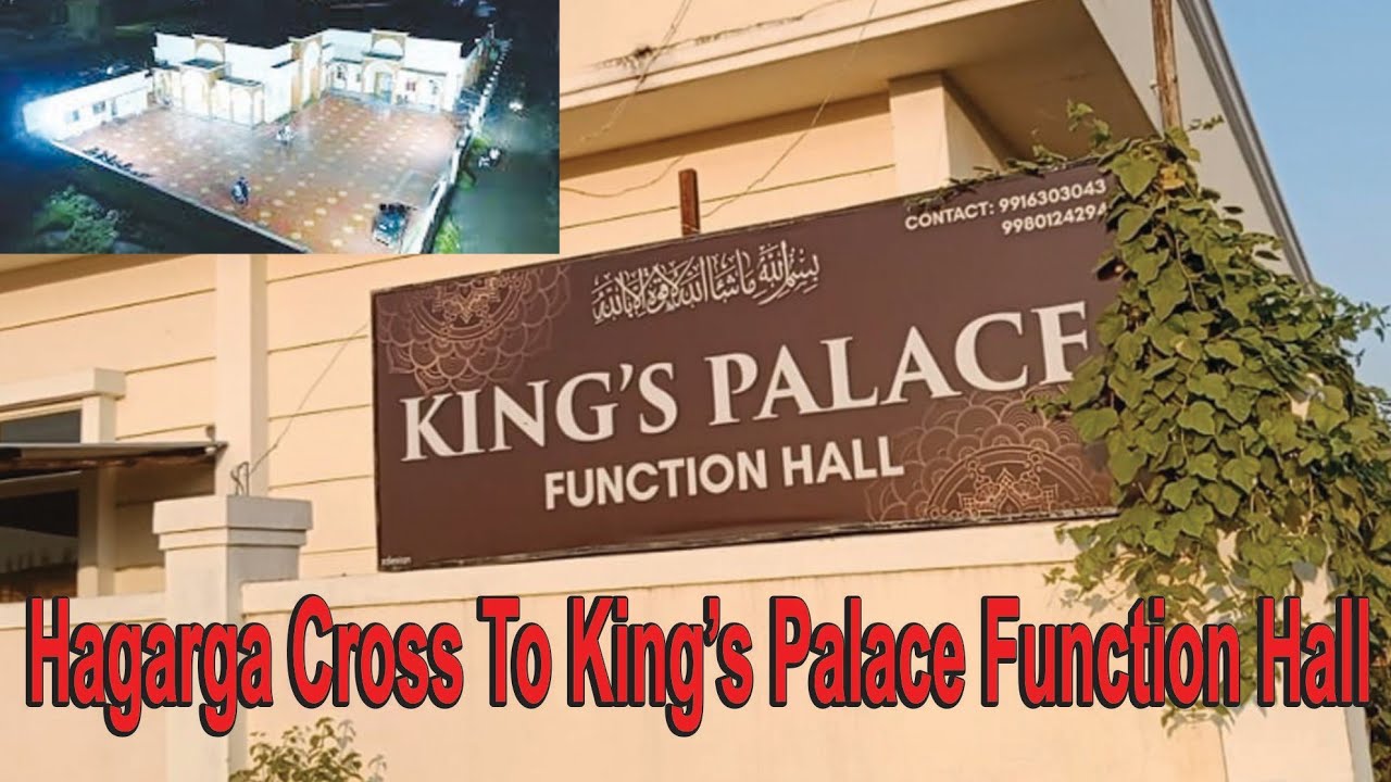 King's Palace function hall from Hagarga cross - YouTube