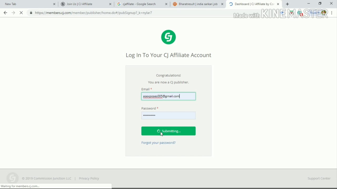 How to create Cj affiliate account - YouTube