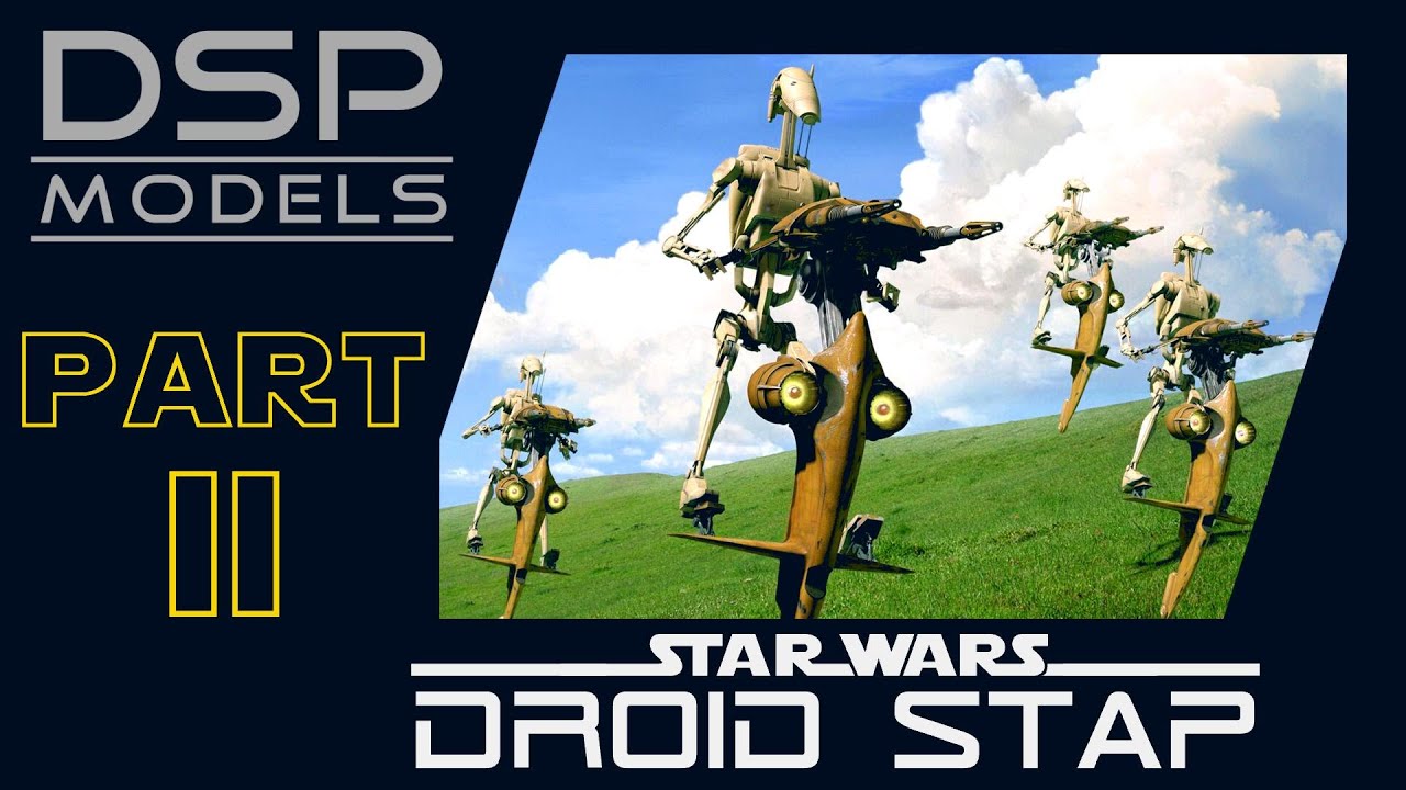 AMT 1:6 Star Wars Droid STAP | Part 1 - YouTube