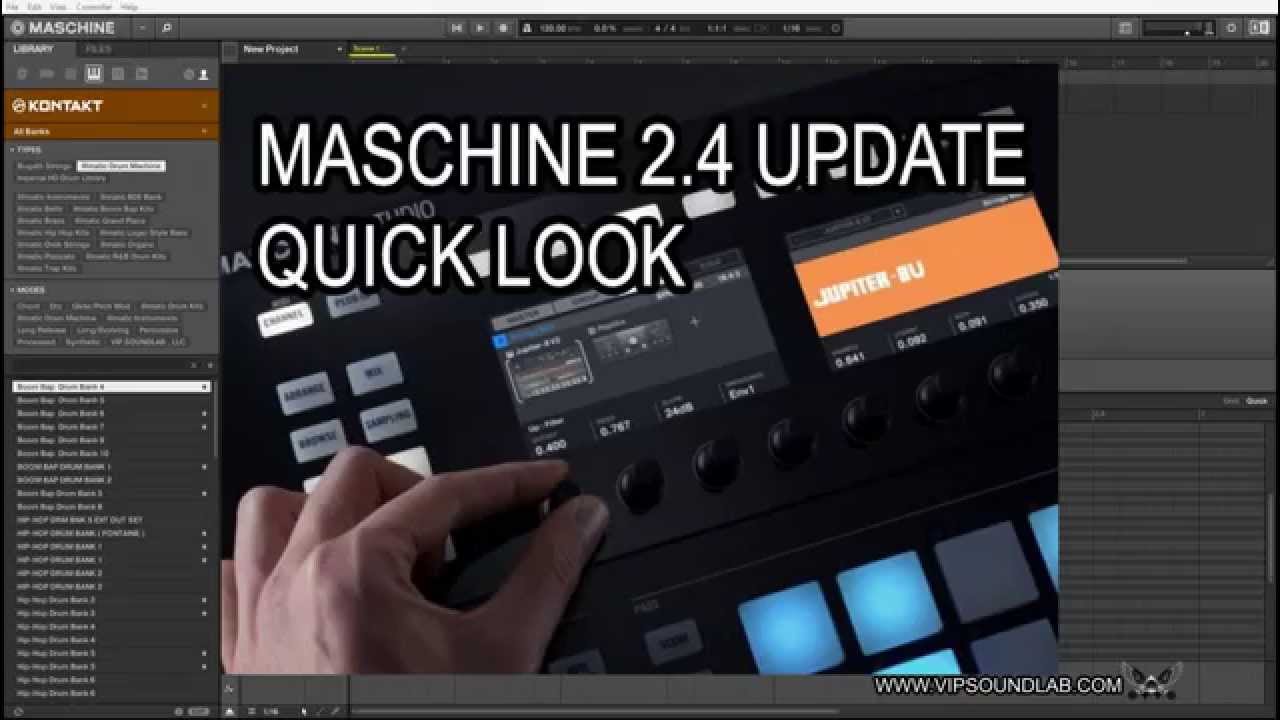 MASCHINE 2.4 UPDATE QUICK LOOK - YouTube